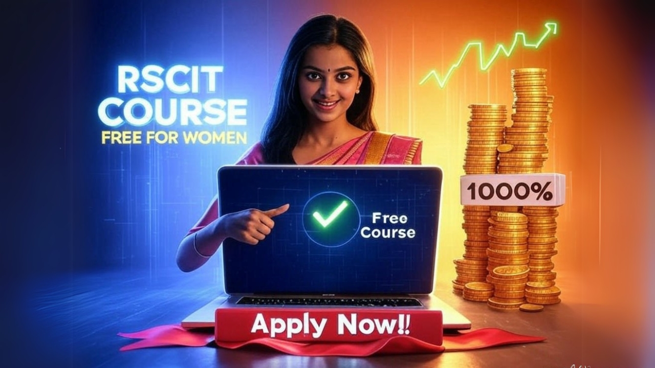 Rajasthan Free RSCIT Course for Female Online Registration 2025 ...